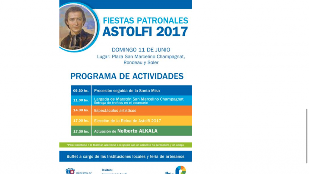 Llegan las fiestas patronales de Astolfi – GBA Reporter